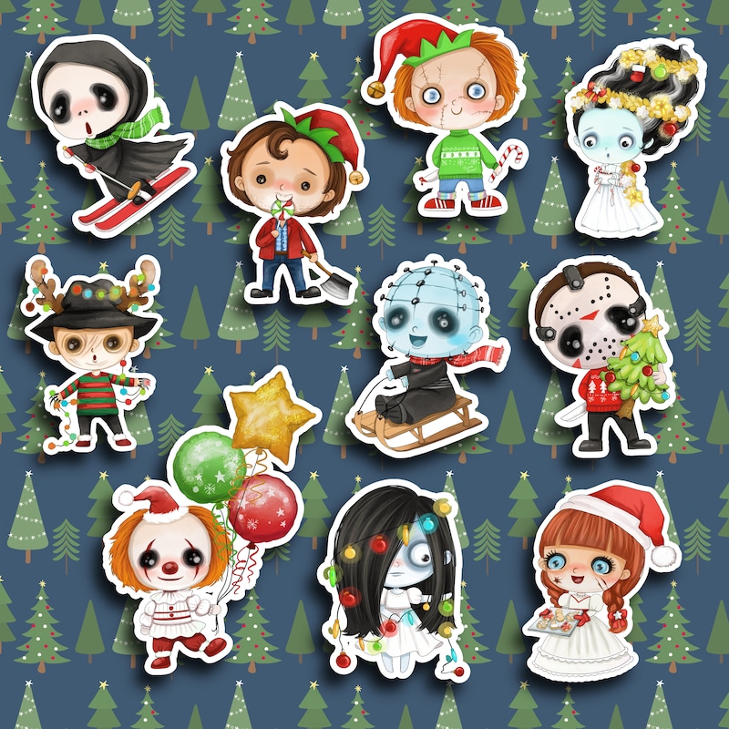 Christmas Stickers - Etsy