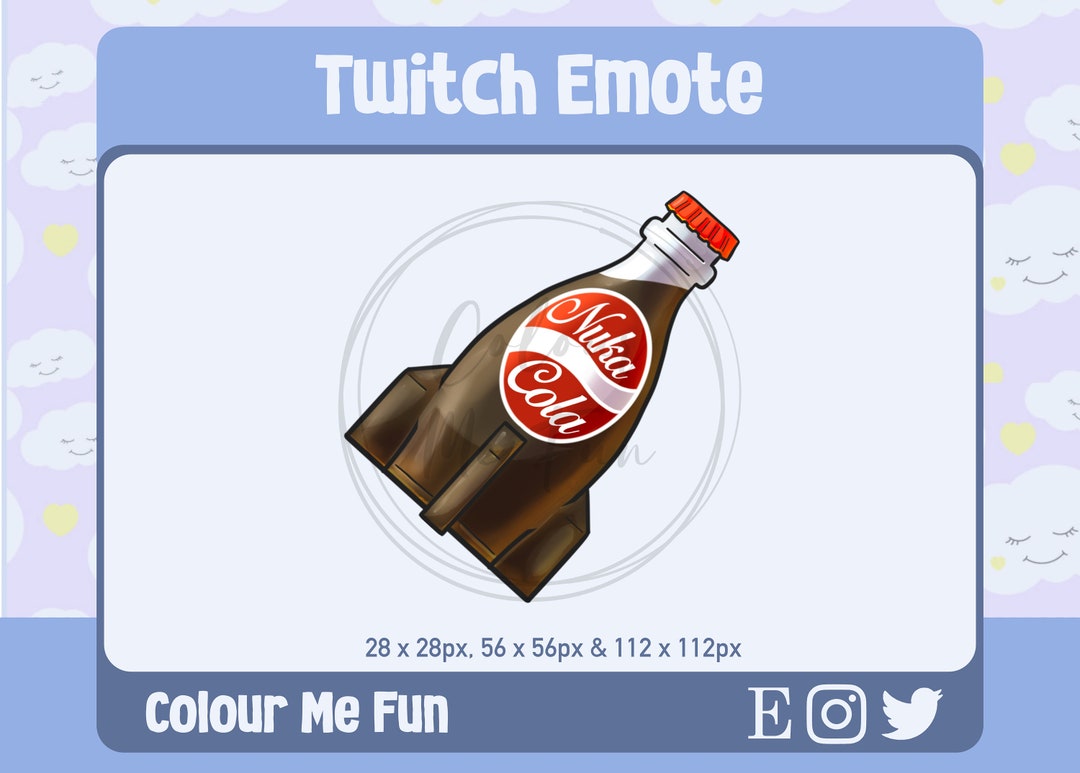 Nuka Cola Twitch Emote - Fallout Twitch Emotes - Discord Emotes ...