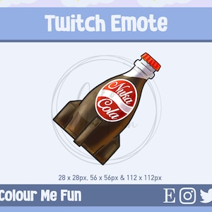 Nuka Cola Twitch Emote - Fallout Twitch Emotes - Discord Emotes ...