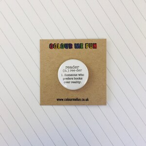 Book Lovers Pinback Button Badge - Etsy