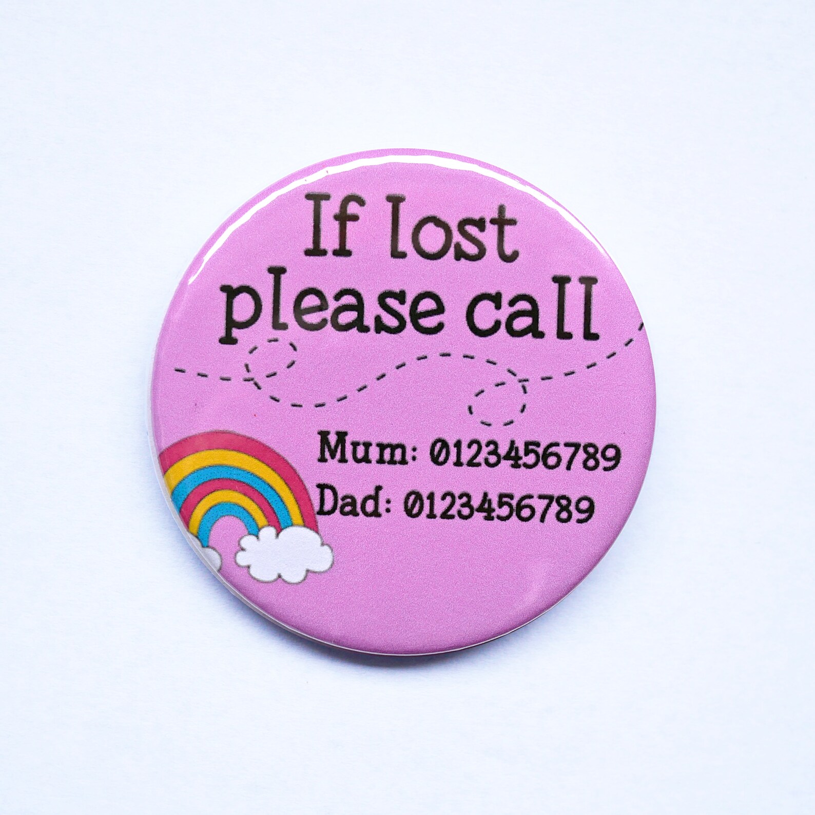 Lost Child Badge Child ID Missing Child | Etsy