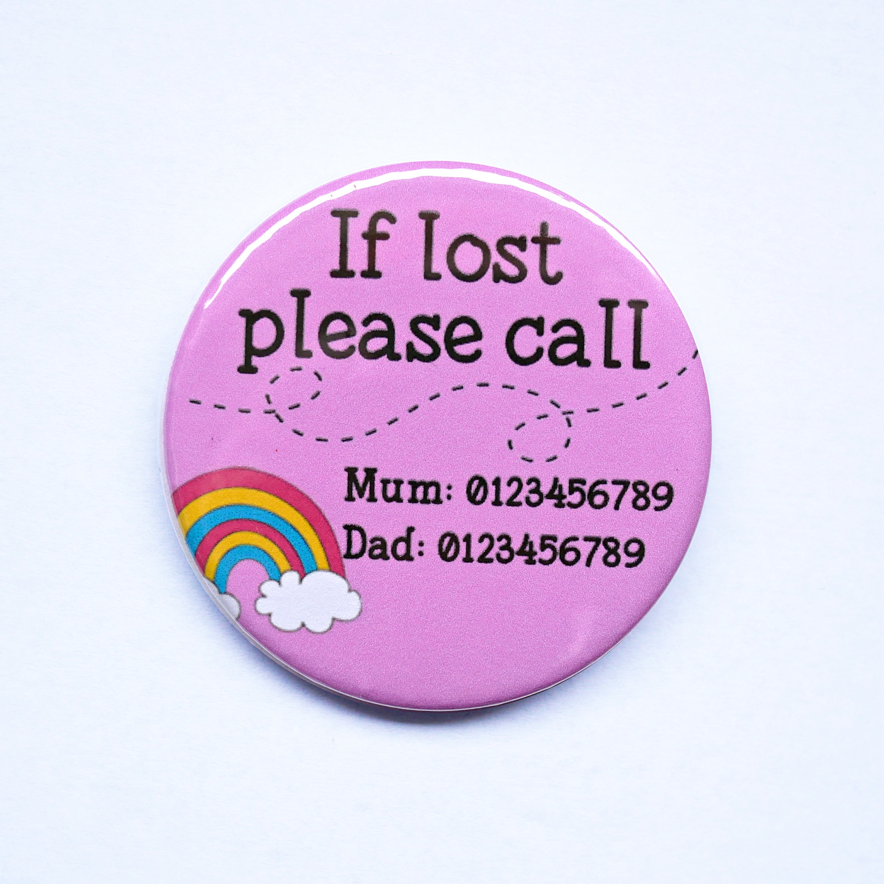 Lost Child Badge Child ID Missing Child | Etsy