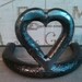 Steel Heart Paperweight Upcycled Office Supplies - Etsy