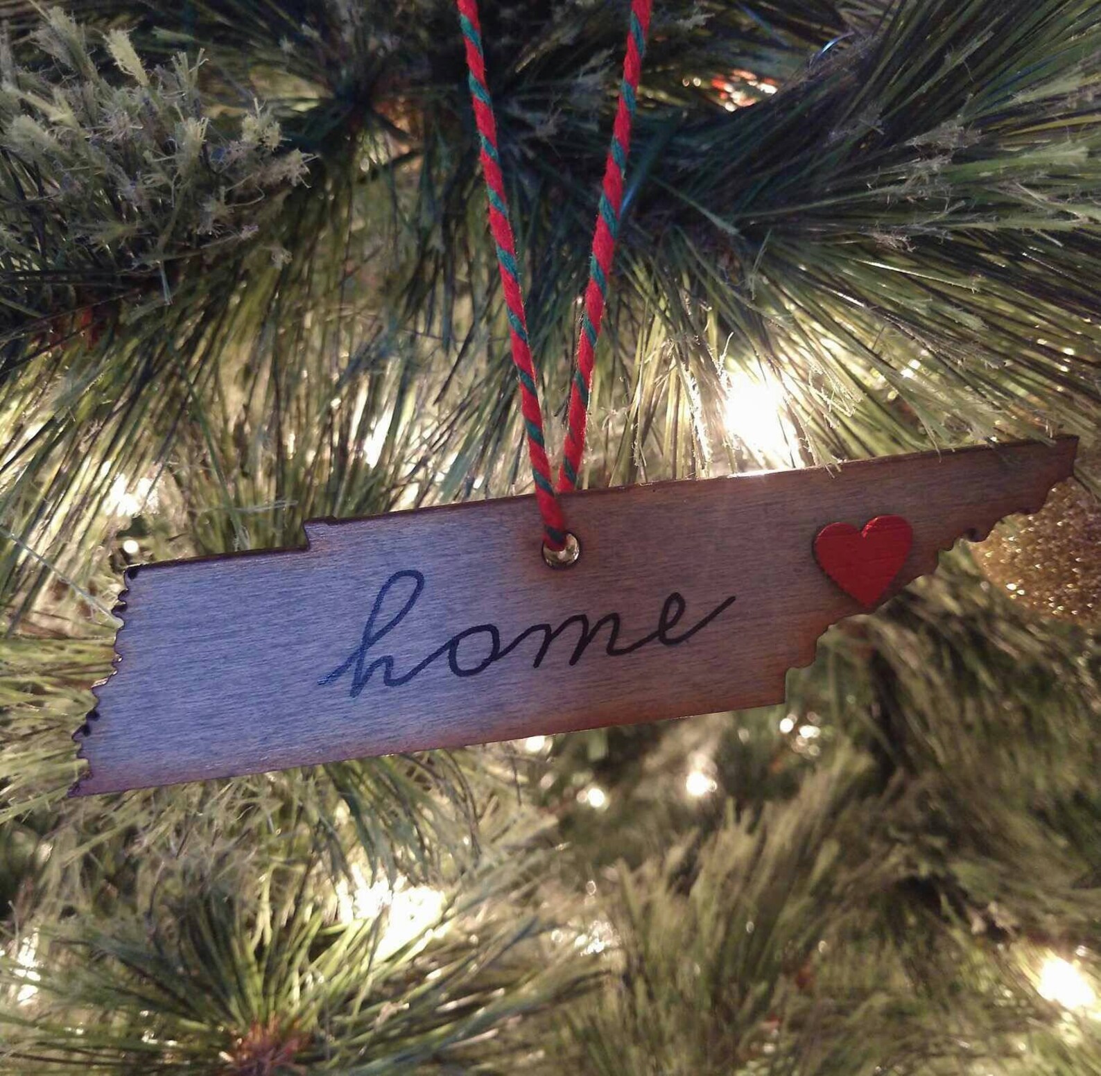 Tennessee State Ornament Tennessee Decor Christmas Ornament - Etsy