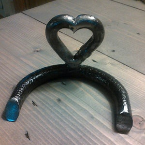Steel Heart Paperweight Upcycled Office Supplies - Etsy