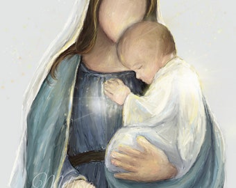 Our Lady Seat of Wisdom Catholic Art Print, Mary Print, Marian Print ...