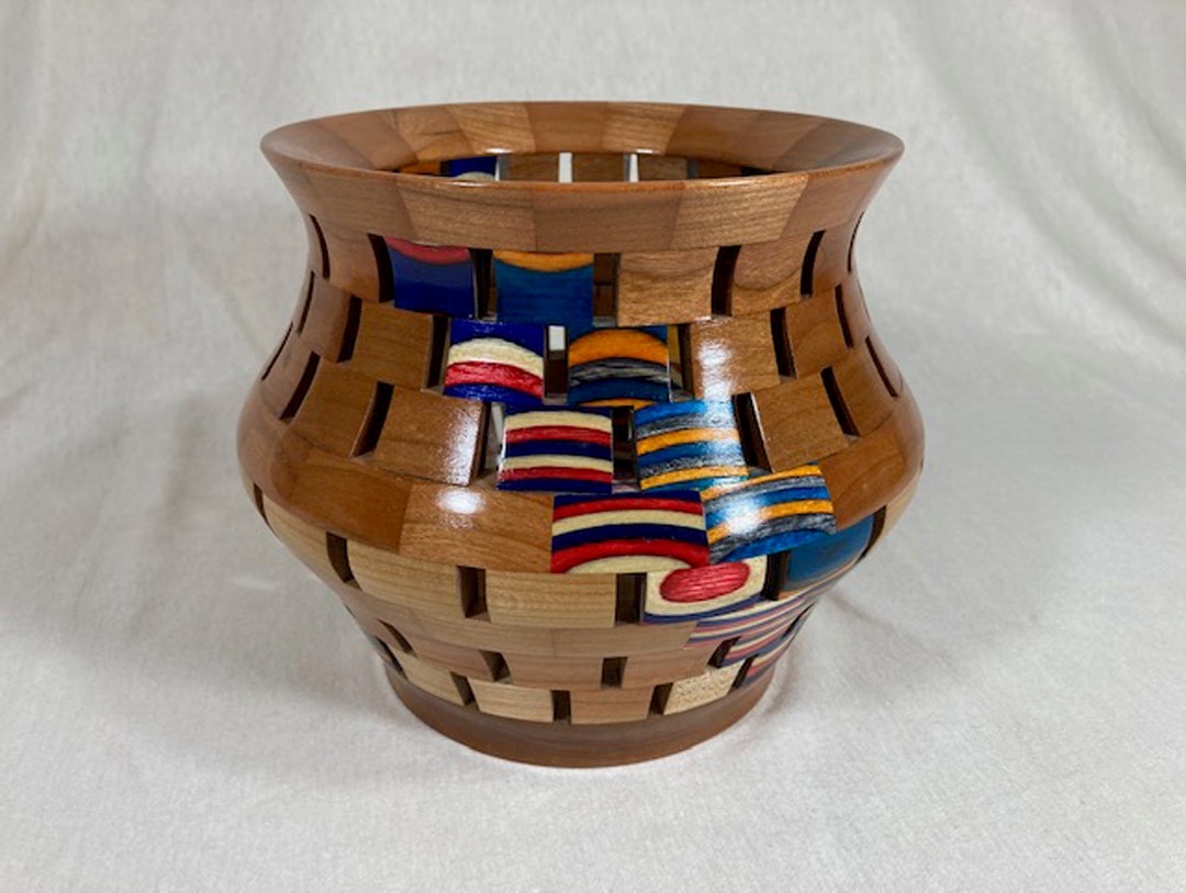 Segmented Vase, Segmented Urn, Vase, Flower Vase, Stahl Bowls - Etsy