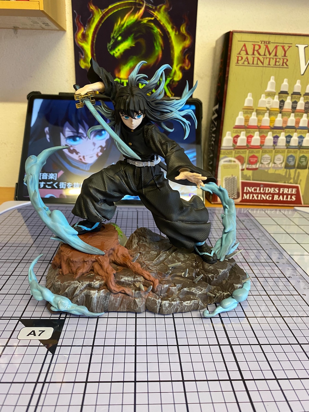 Demon Slayer - Tokito Muchiro Figure - 17 Cm - Etsy
