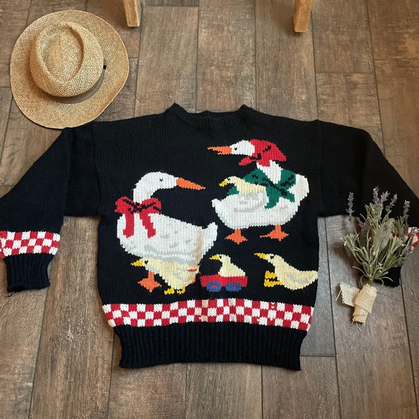 Goose Sweater - Etsy