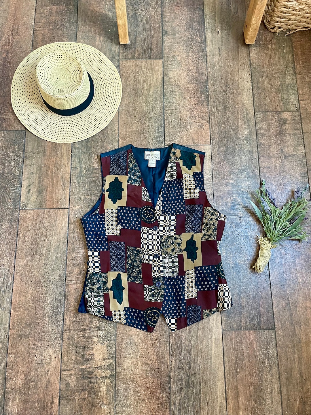 Vintage 90s Silk Vest, Sarah From Labyrinth Vest, Phoebe Buffay Vest ...