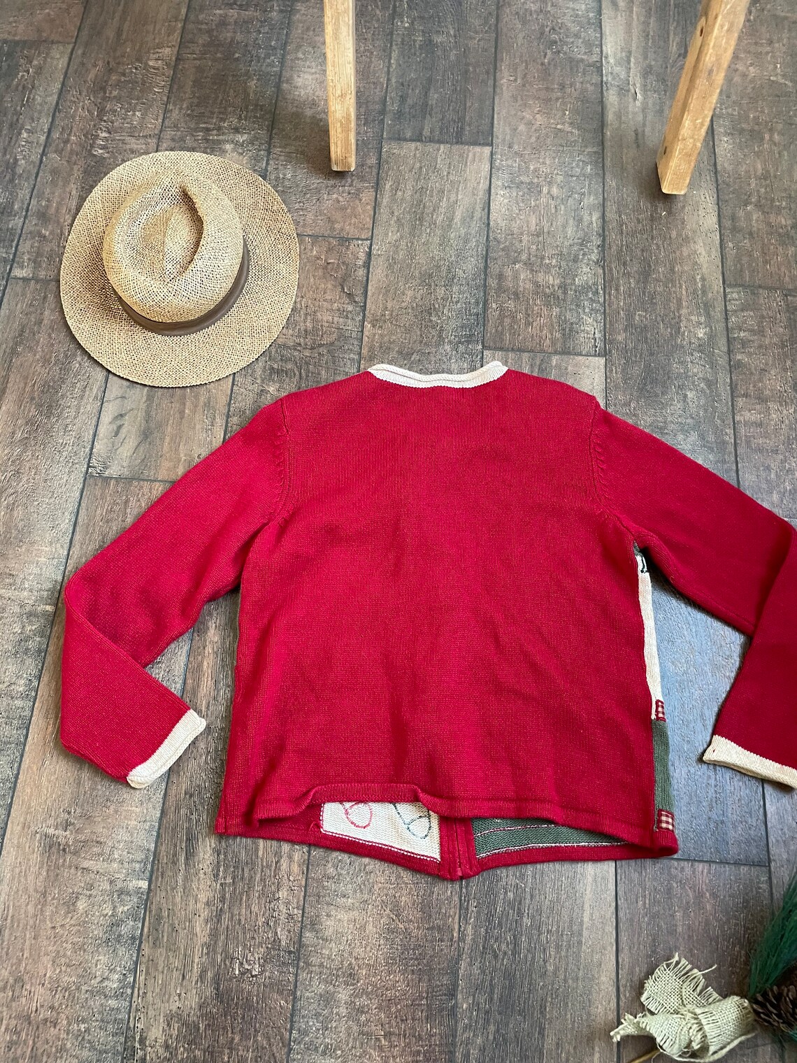 Christmas Cardiganchristmas Santa Cardigansanta Reindeer - Etsy