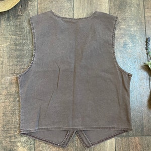 Vintage 90s Lace Vest, Labyrinth Vest, Cameo and Buttons Vest, 90s ...