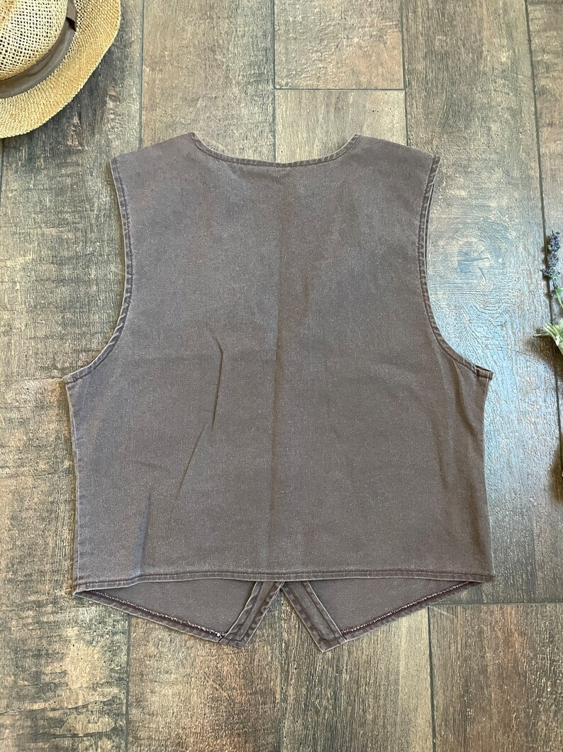 Vintage 90s Lace Vest Labyrinth Vest Cameo and Buttons Vest - Etsy