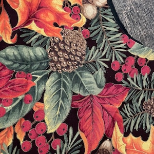 Vintage 90s Autumn Vest, Vintage Vest,vintage Fall Leaves Vest,90s ...