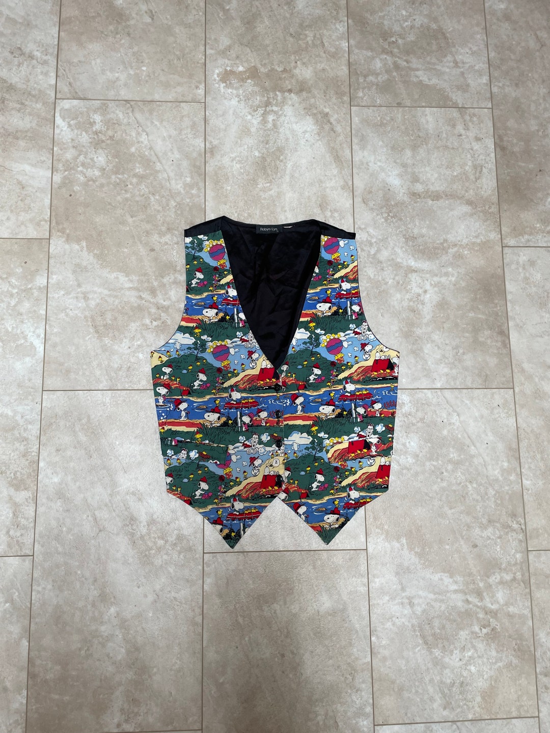 Snoopy Vest, Vintage 90s Snoopy Vest, Peanuts Vest, 90s Vintage Peanuts ...