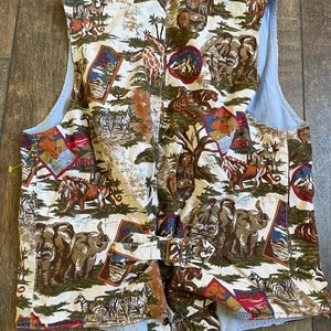 Vintage 90s, 90s Safari Vest, Vintage Africa Vest, 90s Mom Vest ...