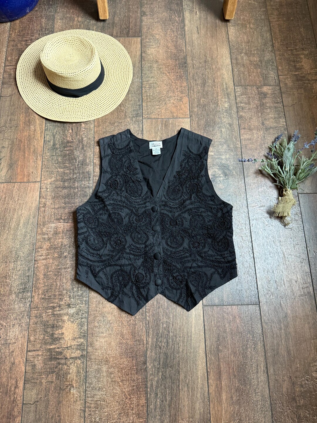90s Vintage Lace Black Vest, Sarah From Labyrinth Vest, Jesse Spano ...