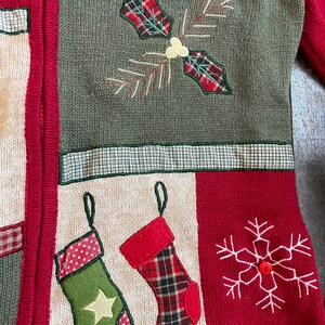 Christmas Cardigan,christmas Santa Cardigan,santa Reindeer Cardigan ...