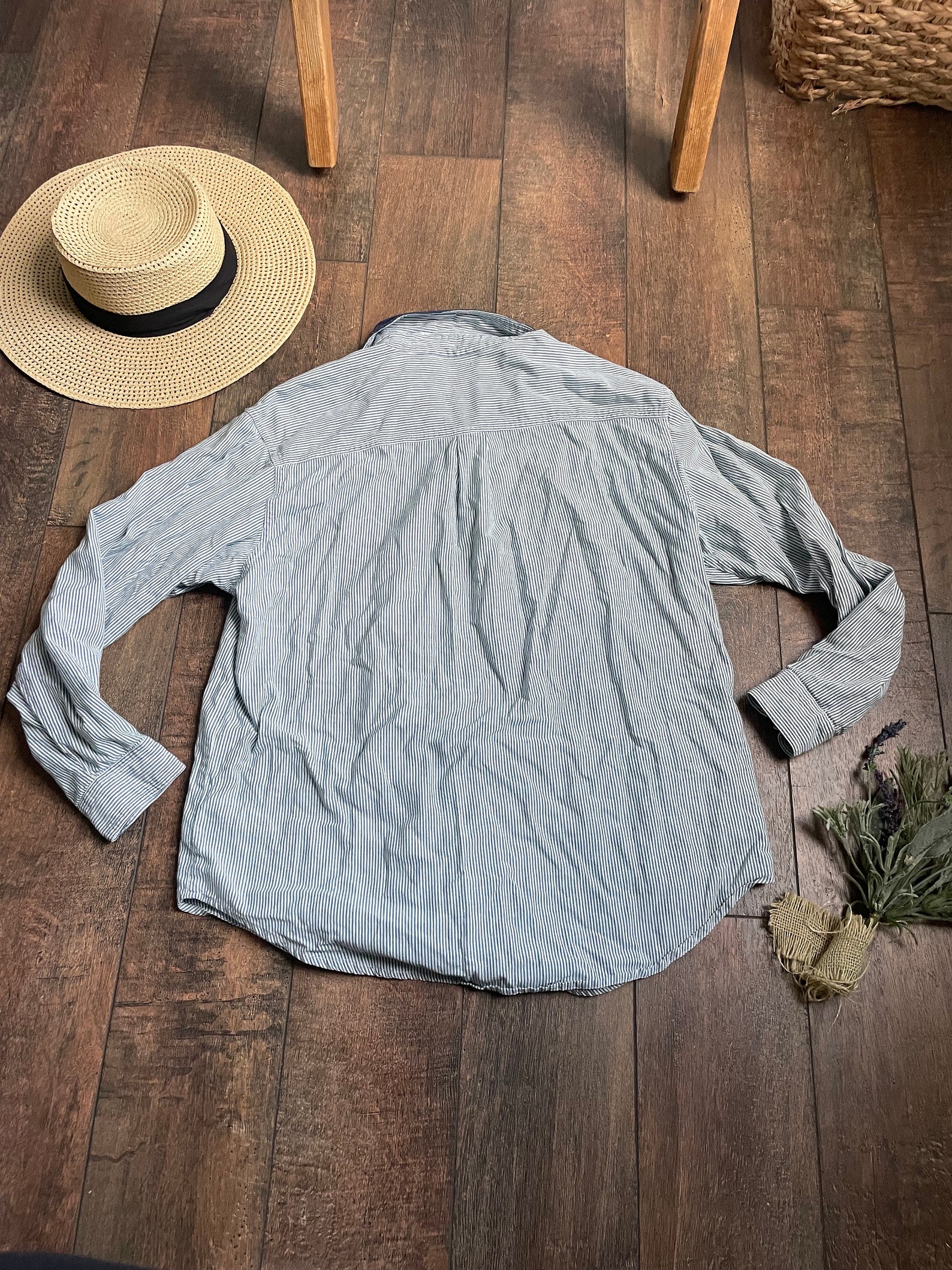 Vintage Denim Halloween Shirt, Chambray Halloween Shirt, Pumpkin Patch ...