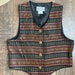 Vintage 90s Vest, 90s Striped Vest, 90s Rich Vest, Vintage 90s Tan Vest ...