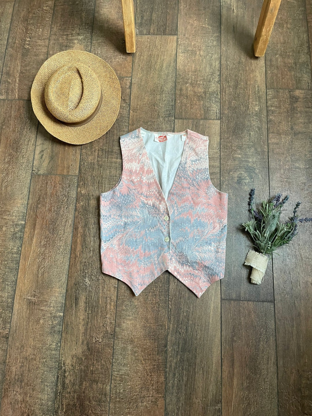 Vintage Jesse Spano Vest 90s Floral Vest Vintage Floral Vest Sarah From Labyrinth Vest