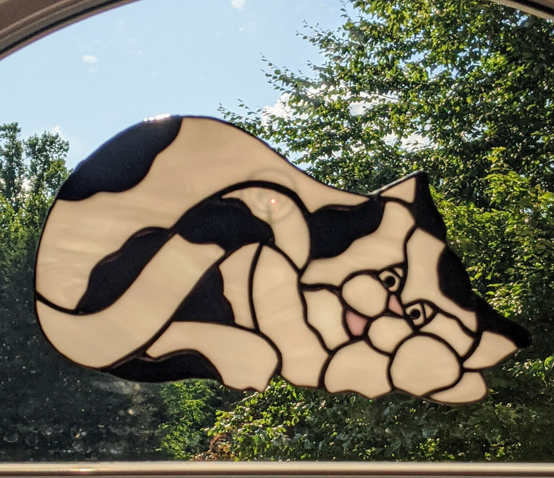 Cat Stained Glass Suncatchers/cat Suncatchers for - Etsy Hong Kong