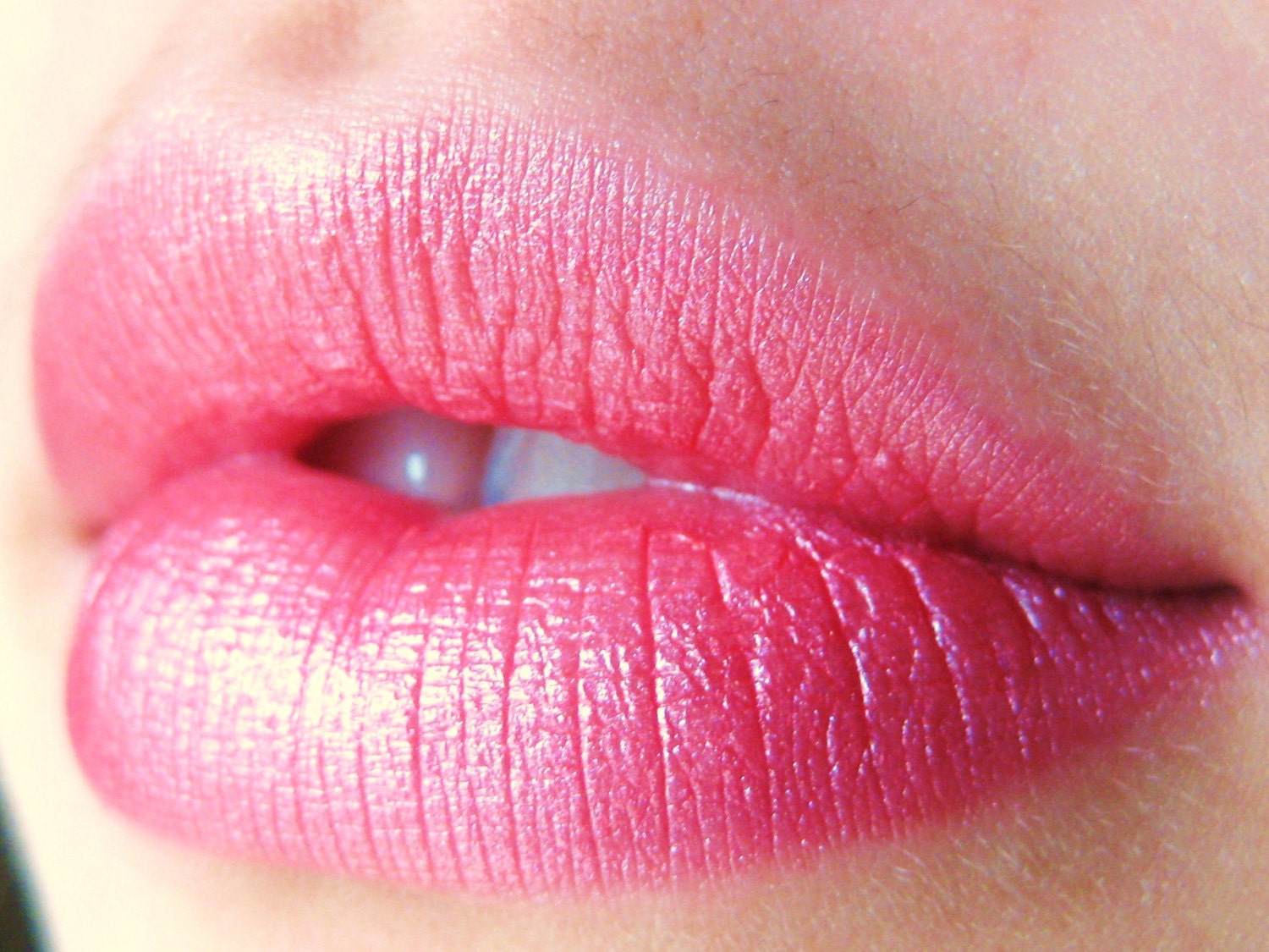 TEA ROSE Bright Pink Vegan Mineral Lip Tint Lipstick: Natural Makeup ...