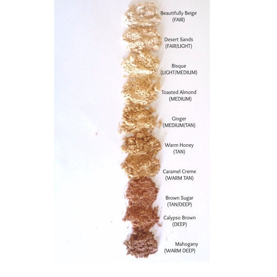 TOASTED ALMOND: Mineral Foundation, Premium & Natural MEDIUM Large Jar ...