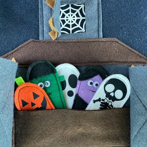 My Spooky Quiet Book, Halloween, Fall, 2 Page Felt Sensory Quiet Busy ...