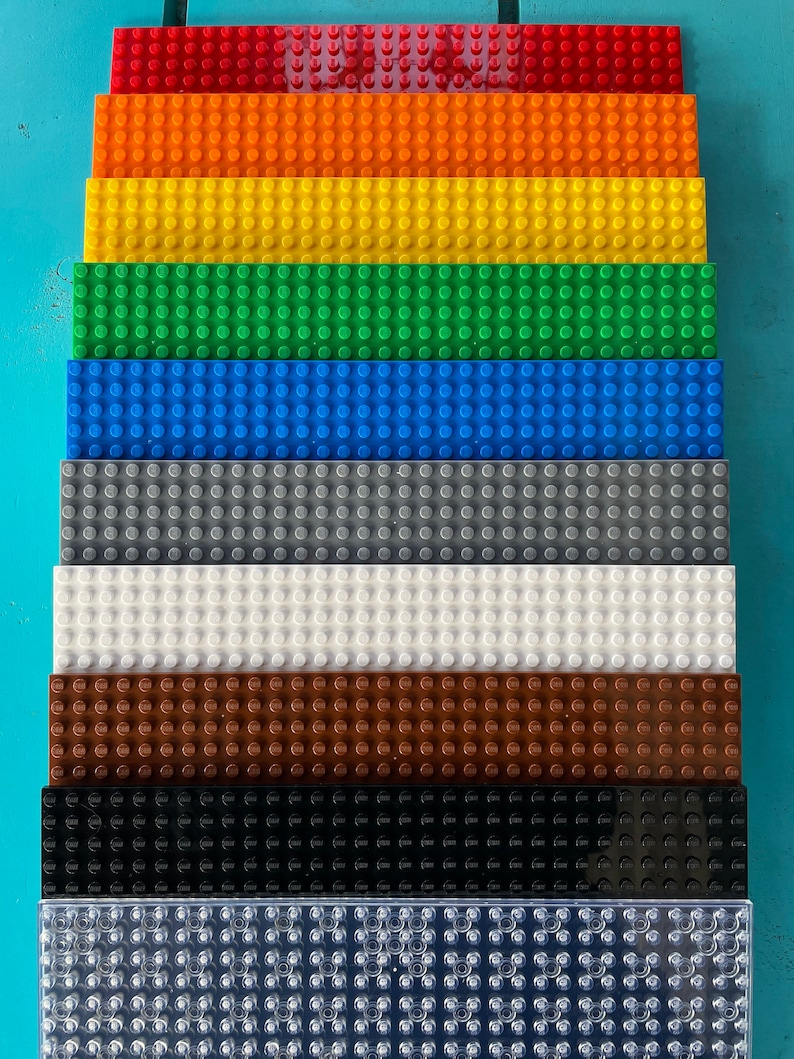 MEGA Personalized Building Bricks Wooden Tray With Base Plate and ...