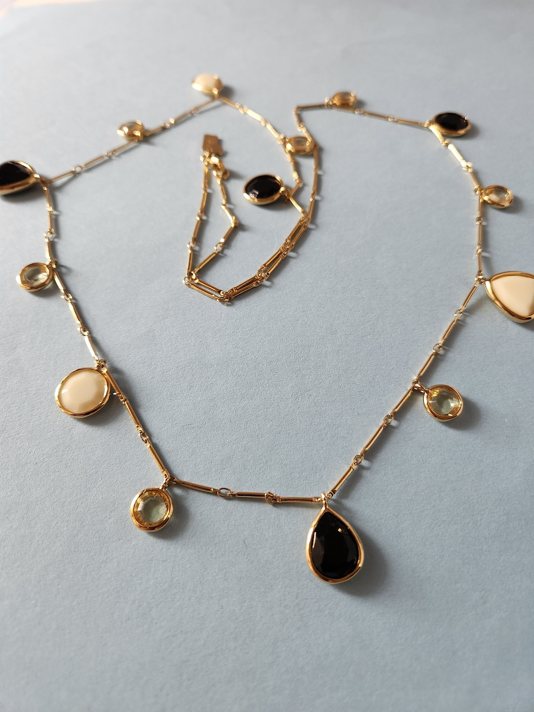 Kate Spage Crystal Necklace. Vintage Kate Spage Charm Necklace. Kate ...