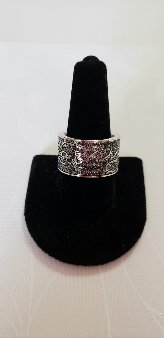 Vintage Ed Hardy Ring. Ed Hardy Band Ring.stainless Steel | Etsy