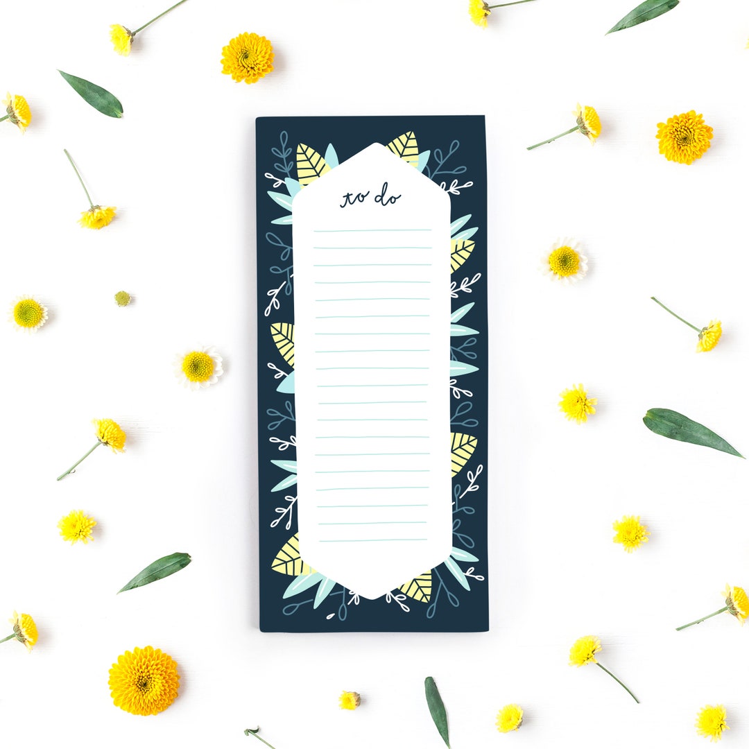 Garden Notepad - to Do List - to Do Notepad - Etsy