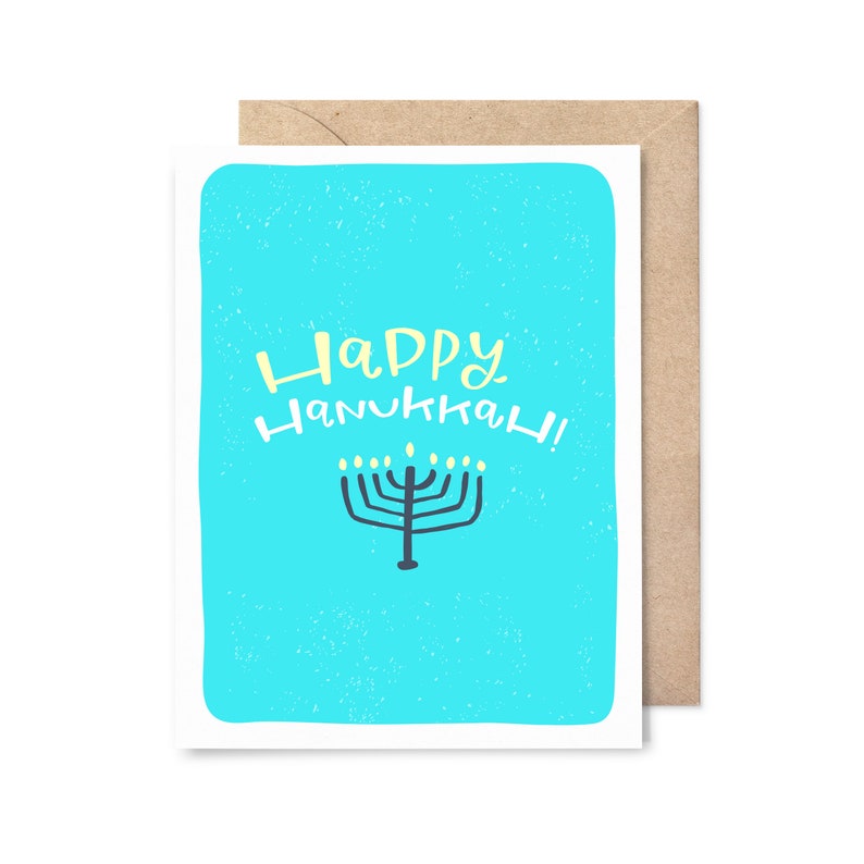 Happy Hanukkah Card - Etsy