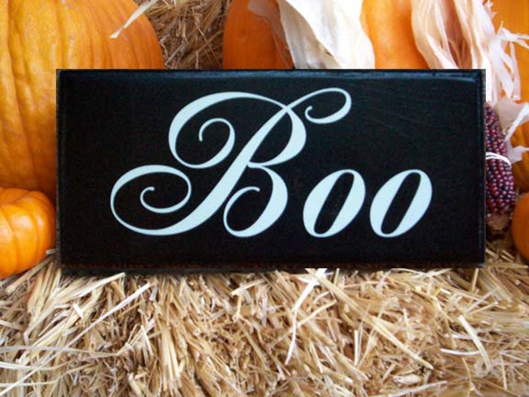 Wooden Halloween Sign, Primitive Wall Decor - Etsy
