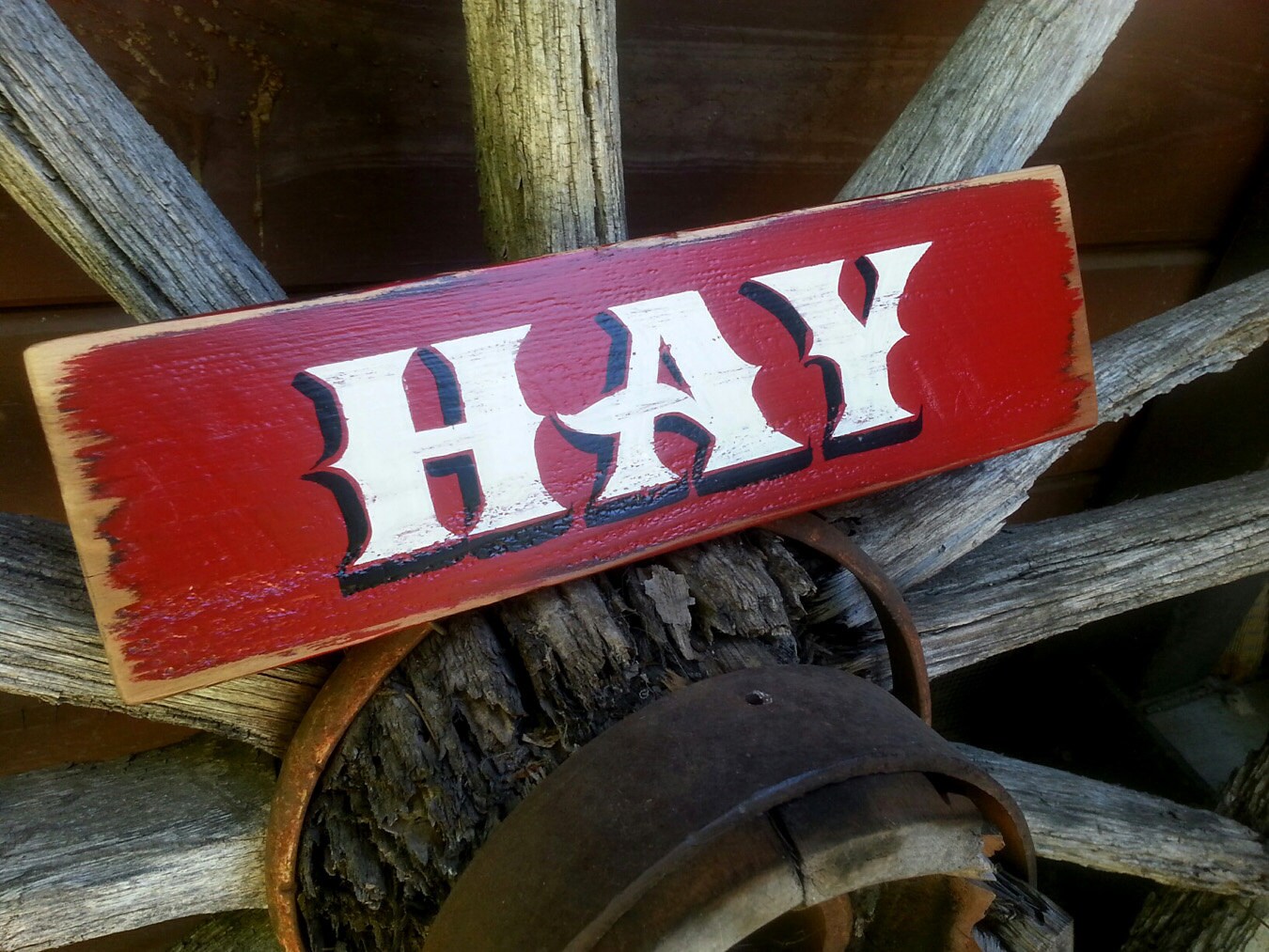 Hand Painted Western Sign hay Geat for the Horse | Etsy