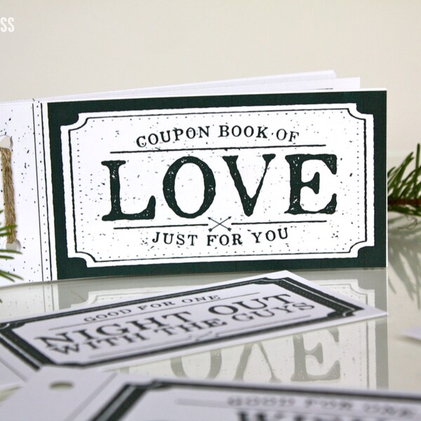 Coupon Book for Boyfriend - Etsy