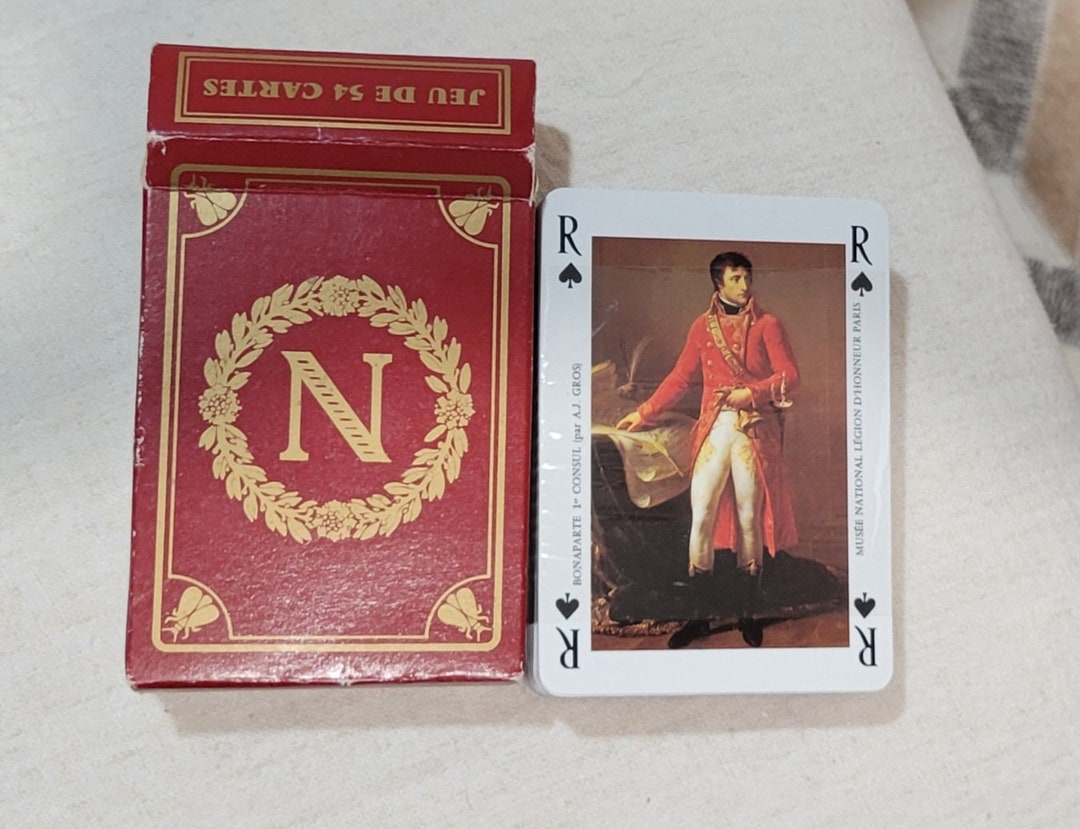 Vintage French Jeu Napolean Playing Cards - New - Rare Find - Etsy
