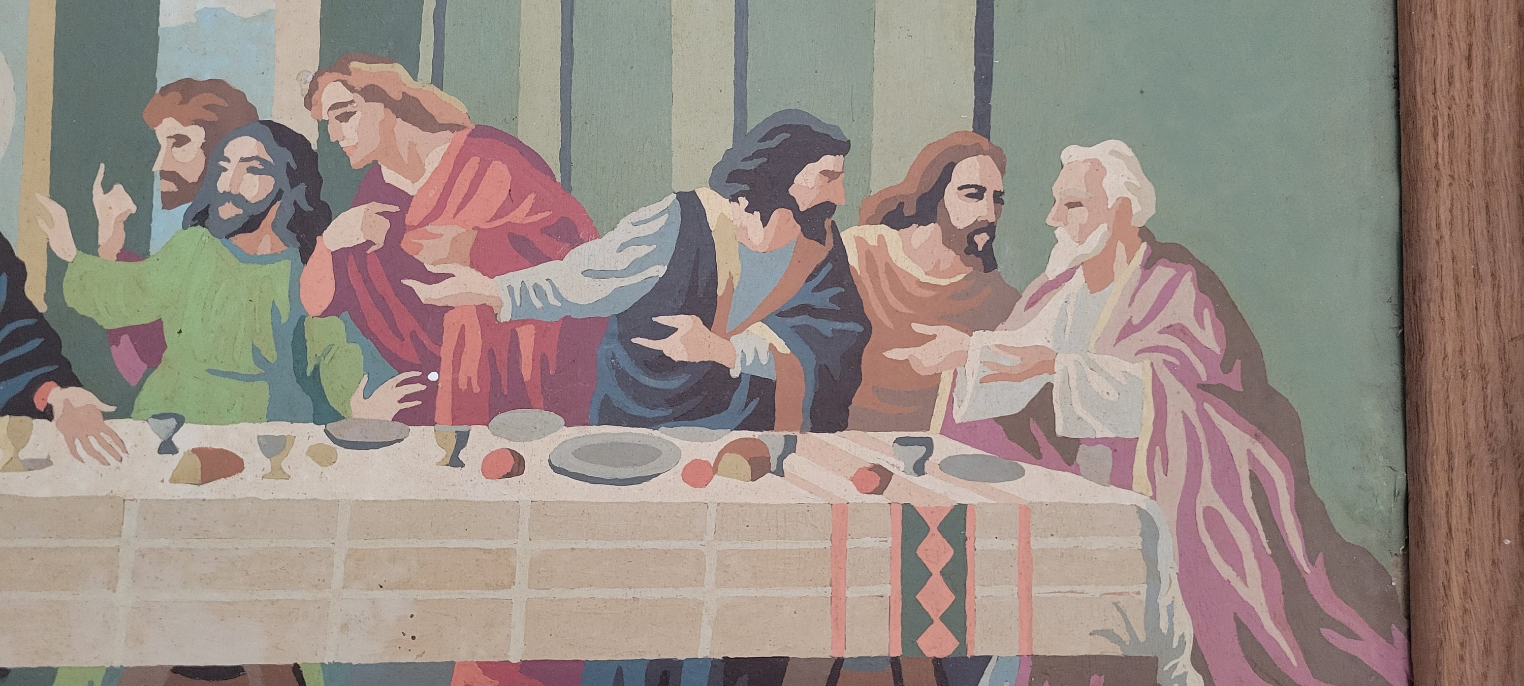 Vintage "last Supper" Paint by Numbers - 1970s - With/without Frame - Etsy