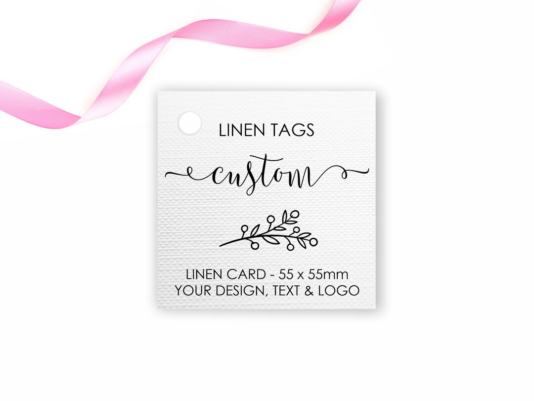 Product Tags Custom Square Cards Small Cards Wedding - Etsy