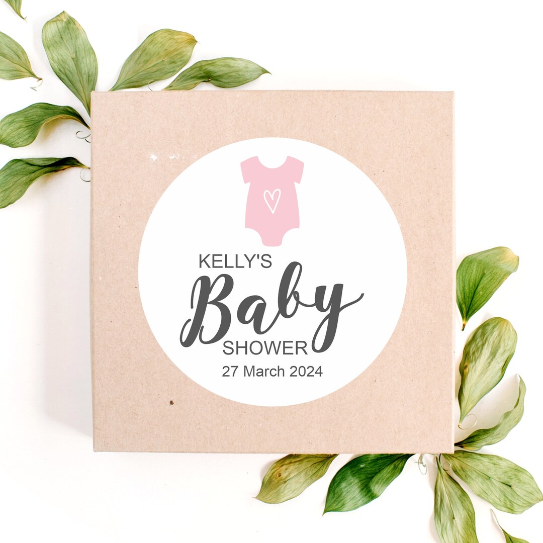 Baby Shower Stickers | Thank You Stickers for Baby Shower | Cute Baby ...