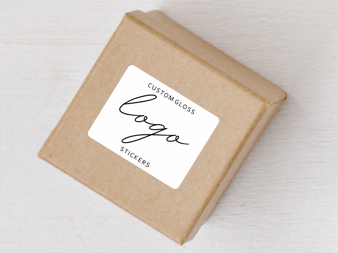 Rectangle Custom Logo Stickers for Branding and Packaging | Product ...
