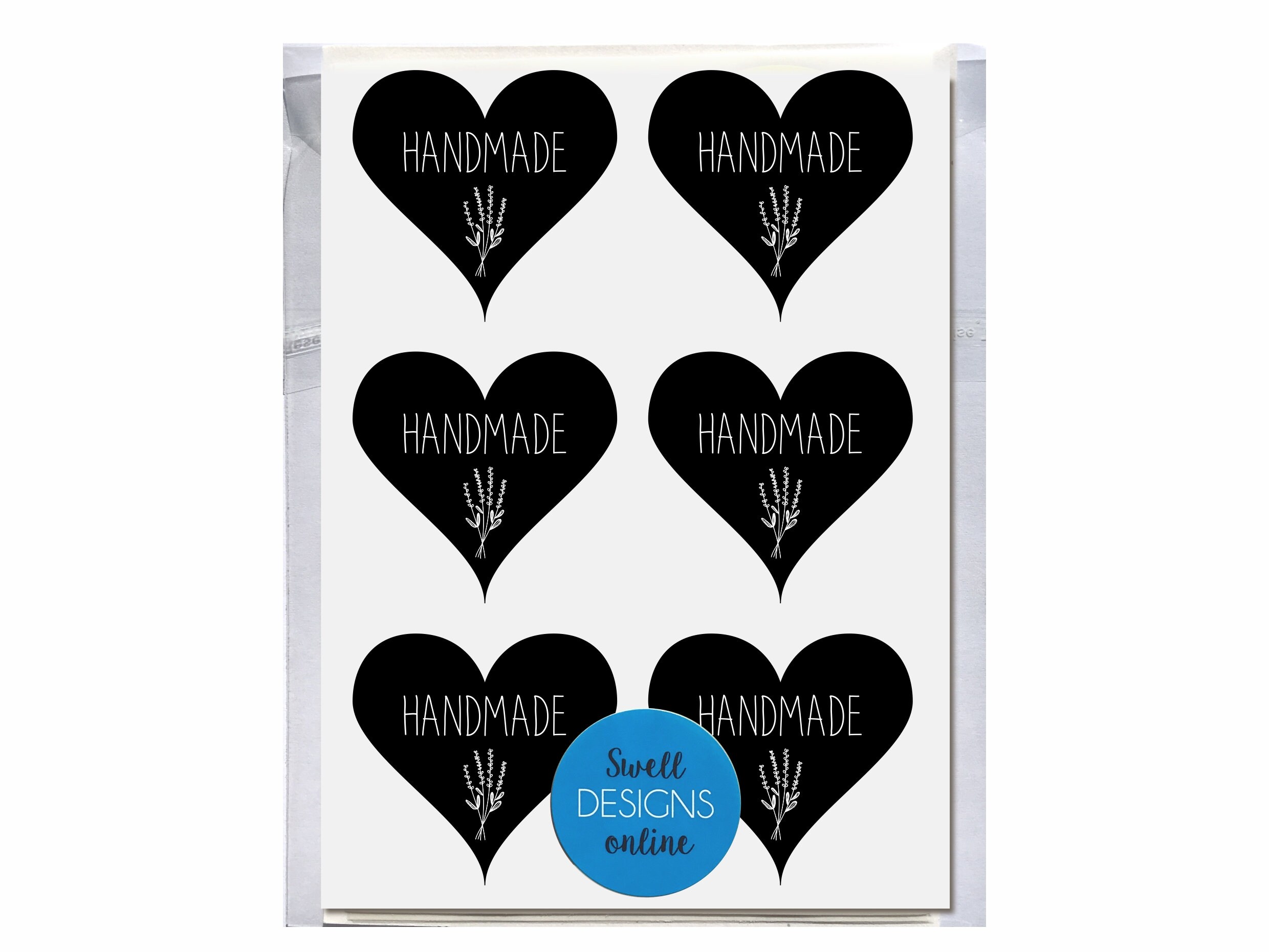 Stickers, Labels & Tags Paper Handmade hearts sticker bundle Paper ...