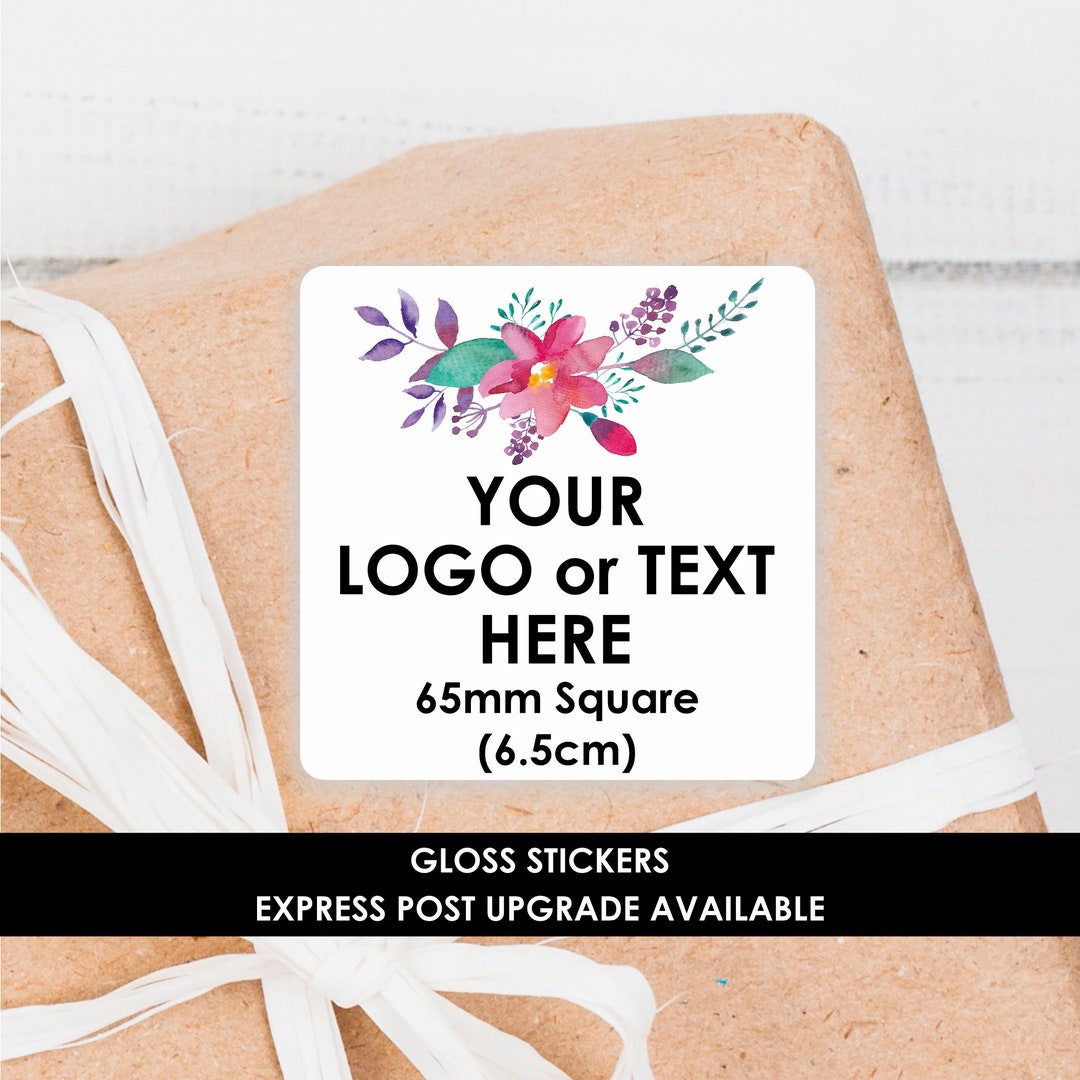 Logo Brand Labels Personalized Shop Stickers Glossy Labels for Products ...