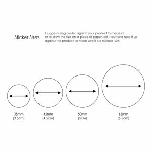 Logo Sticker Labels | Custom Logo Stickers | Round Labels for Packaging ...