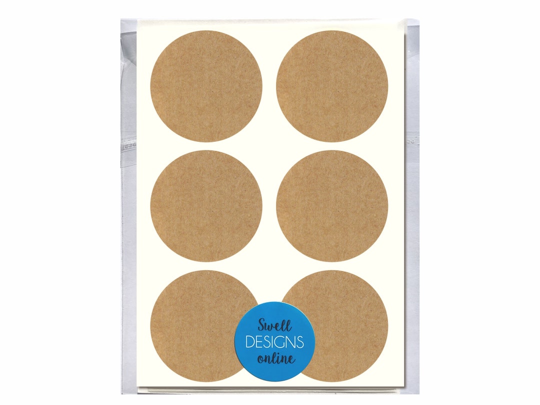 Kraft Paper Stickers, Packaging Sticky Labels. Embossing Stickers. Sold ...