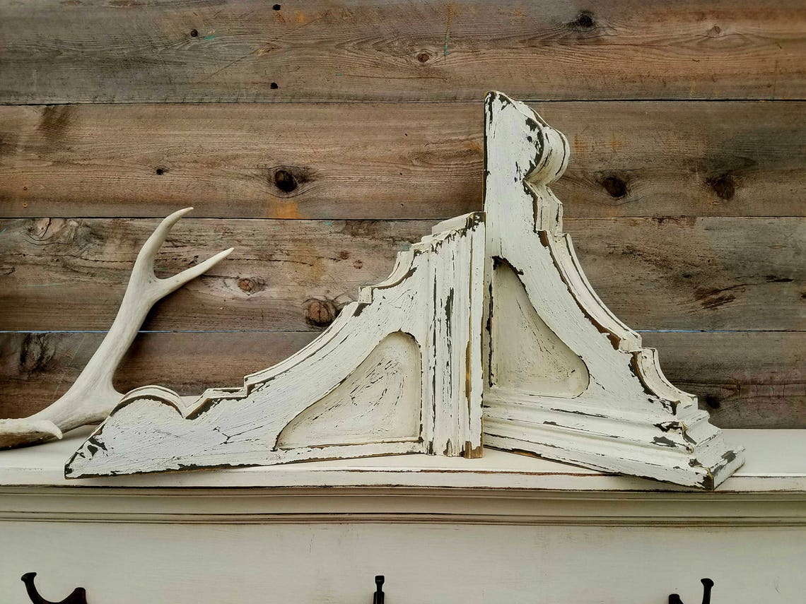 Handmade Wooden Corbels set of 2 | Etsy