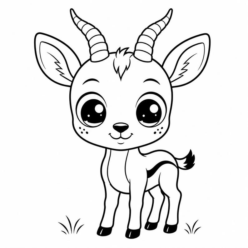 75 Adorable Animal Illustrations Coloring Book for Kids – Fun Learning ...