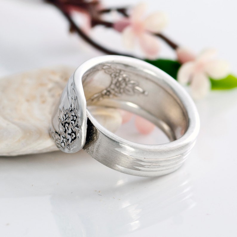 Vintage Spoon Ring Garland Silverware Spoon Ring Floral - Etsy