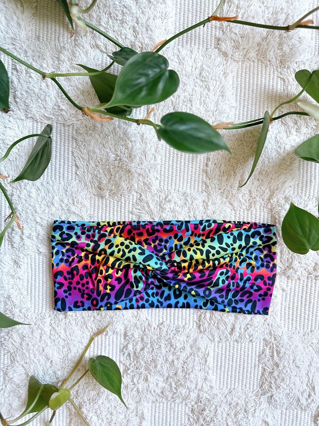 Hello Headband - Twistband - Lisa Leopard - Stretchy Soft Women’s ...